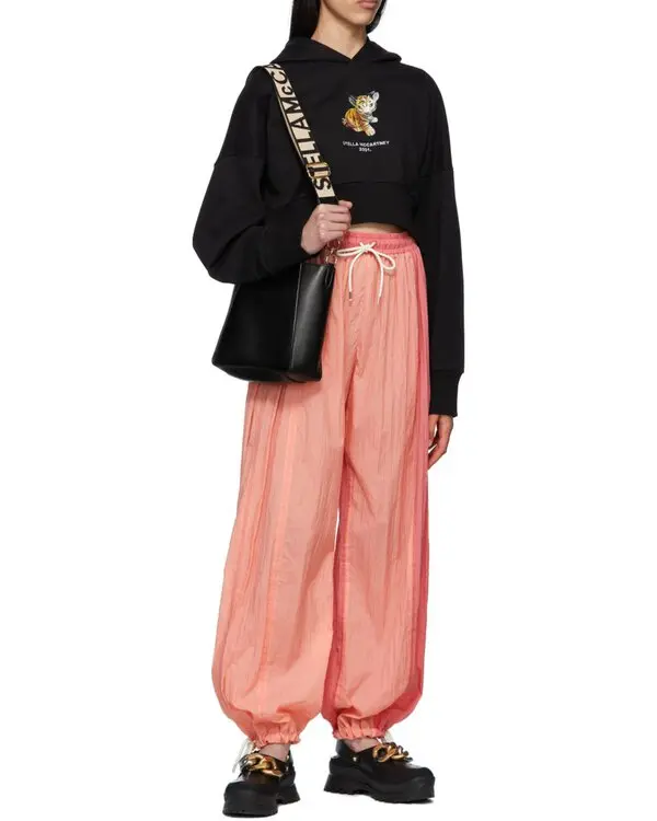 Stella McCartney Cropped Hoodie With Graphic Print
