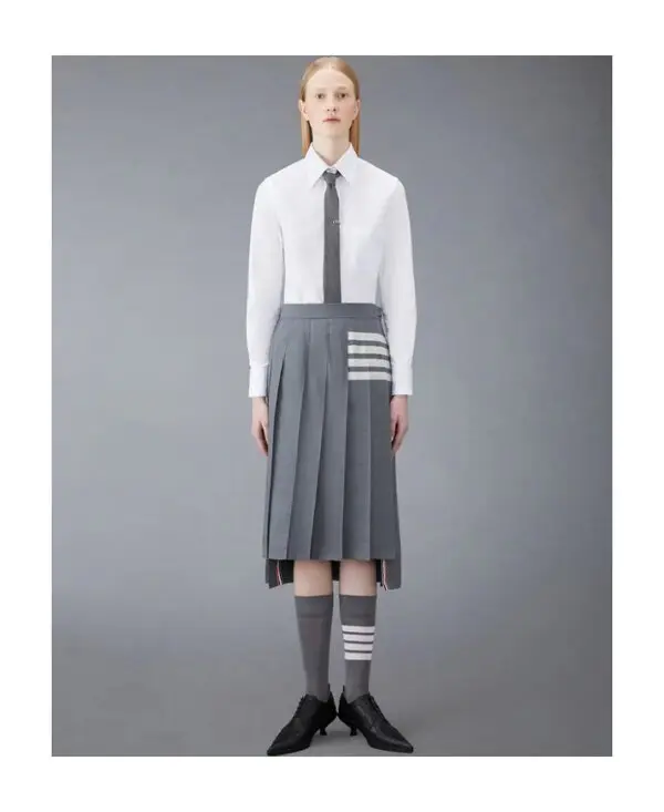 Thom Browne Button-down Shirt With Signature Striped Detail