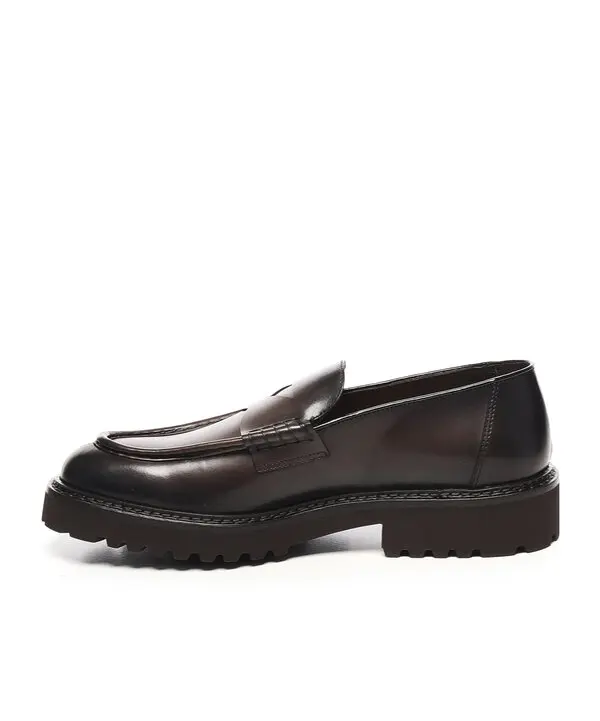 DOUCAL'S Penny Loafers - Dark Brown
