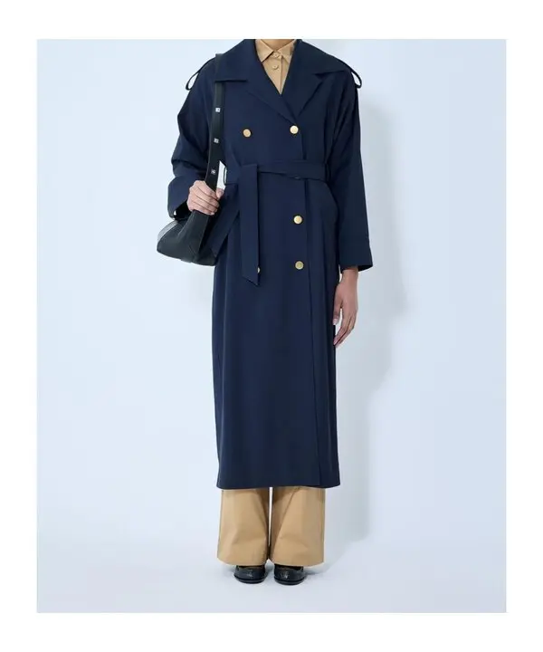 Max Mara Double-breasted Belted Coat