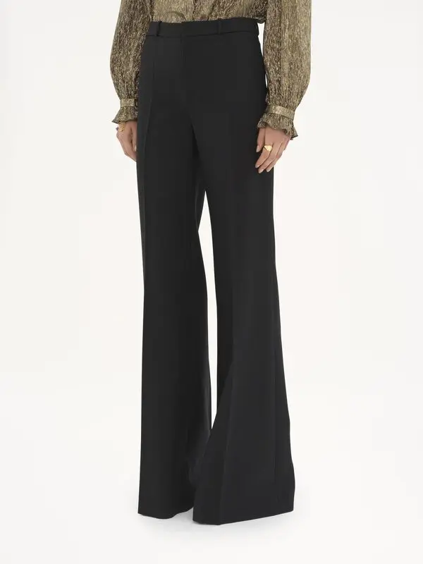 Chloé Flared Tailored Trousers - Black