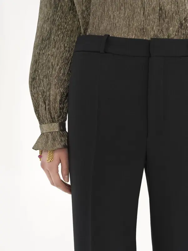 Chloé Flared Tailored Trousers - Black