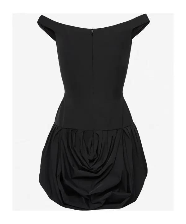 Magda Butrym Off-shoulder Puff Skirt Mini Dress