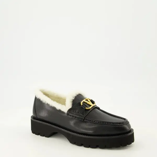 Valentino Garavani Vlogo Signature Slip-on Flats