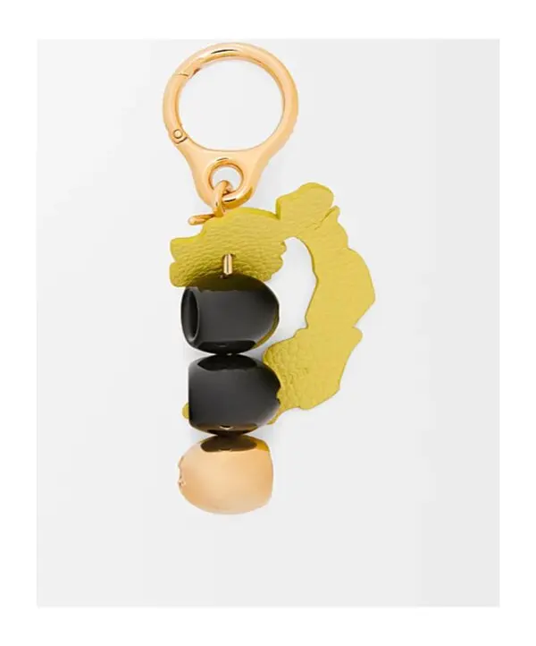 Loewe Olive Charm Keychain