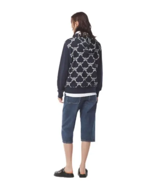 Mcm Monogram Hooded Long Sleeve Hoodie
