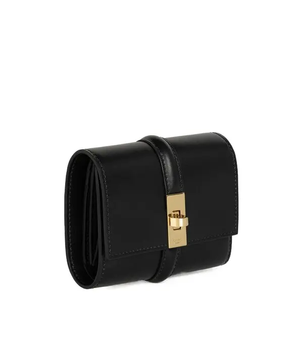 Celine Small Trifold Wallet 16 In Satinated Calfskin