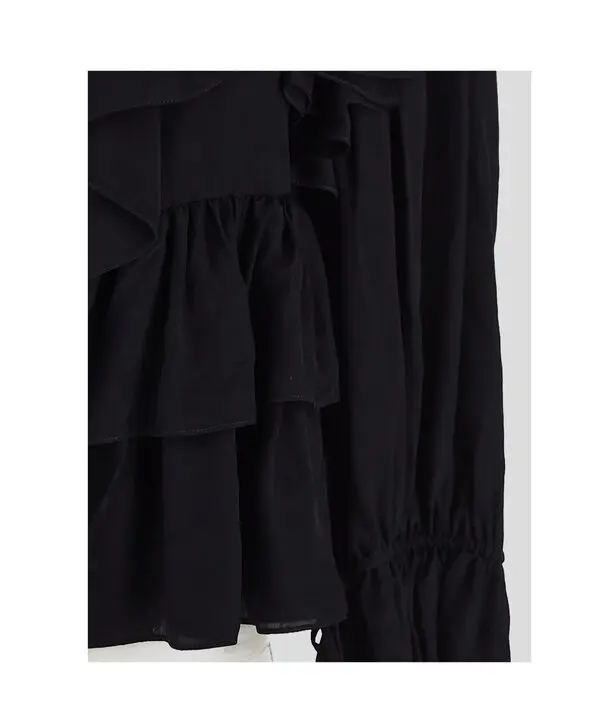 Chloé Ruffled Cropped Blouse