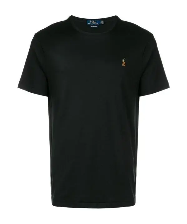 Polo Ralph Lauren Logo Embroidery T-shirt - Black