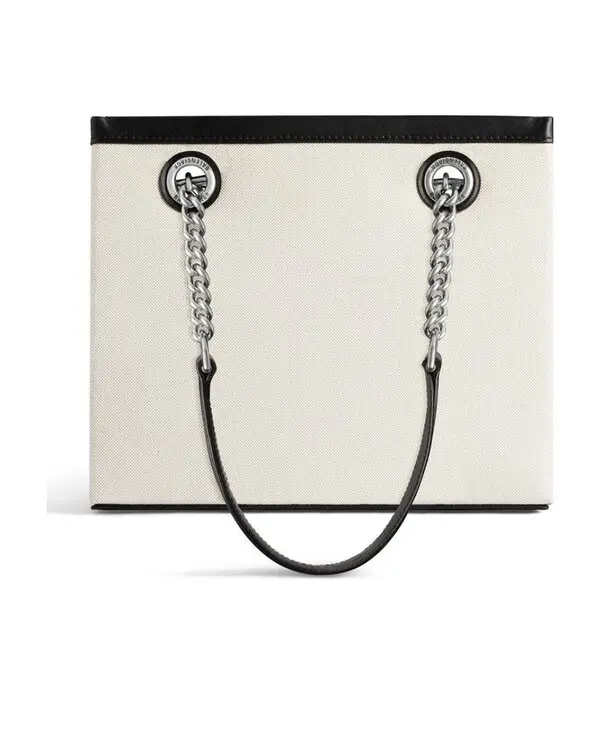 Balenciaga Logo Printed Small Tote Bag