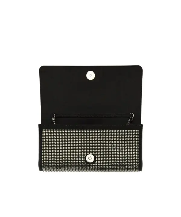 Stella McCartney Foldover Clutch Bag - Black