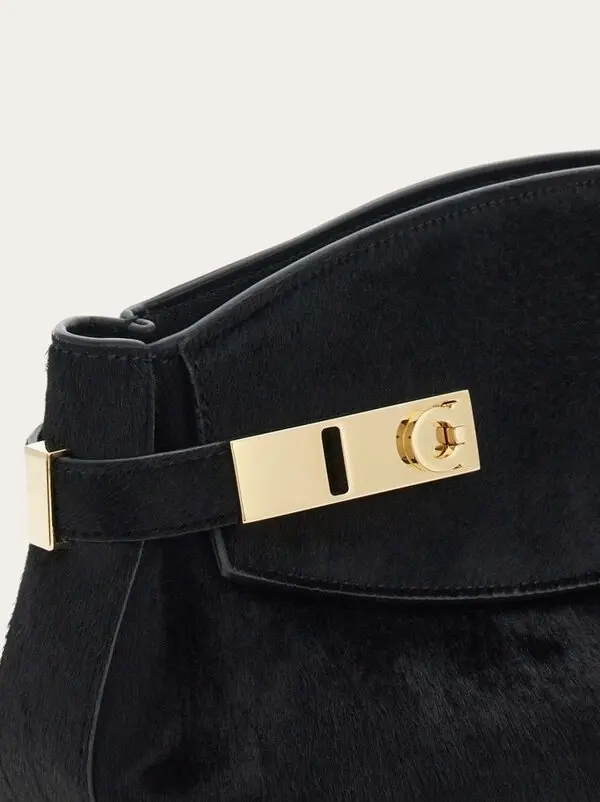 FERRAGAMO Gancio Buckled Crossbody Bag