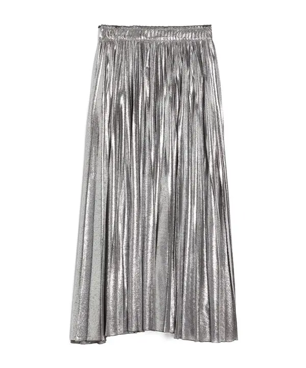 Max Mara Pleated Flared Midi Skirt