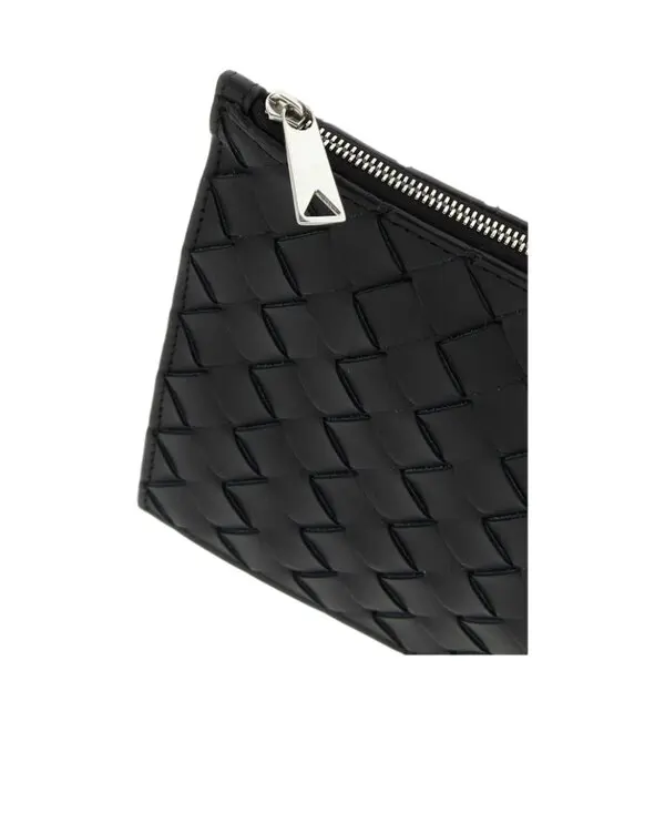 Bottega Veneta Intracciato Zippered Shoulder Bag