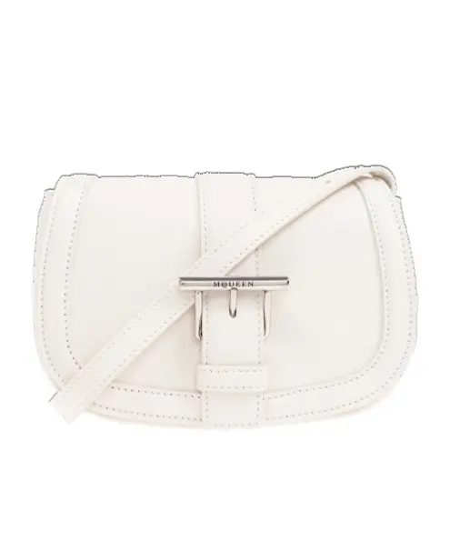 Alexander McQueen Mini T-bar Satchel Bag - White