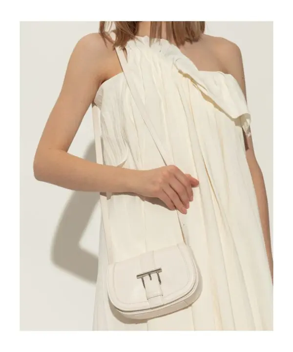 Alexander McQueen Mini T-bar Satchel Bag - White