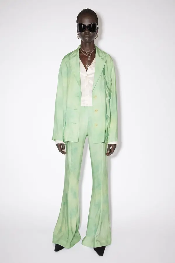 Acne Studios Tie & Dye Flared Trousers