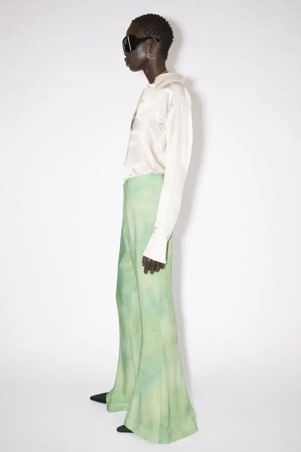 Acne Studios Tie & Dye Flared Trousers