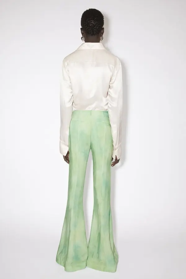 Acne Studios Tie & Dye Flared Trousers