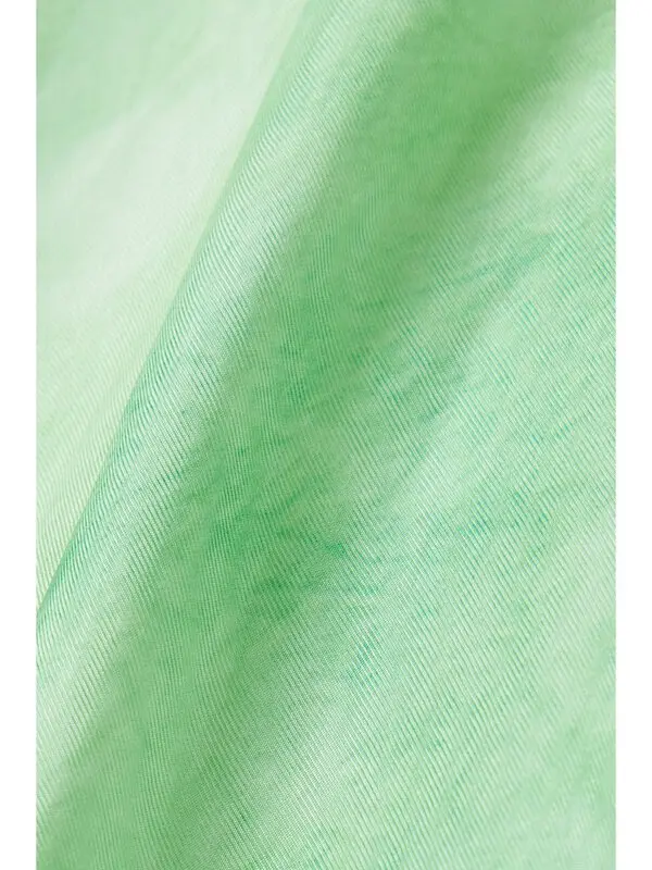 Acne Studios Marble Print Flared Trousers - Light Green