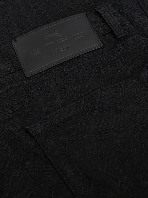 Etro Jacquard Denim Jeans