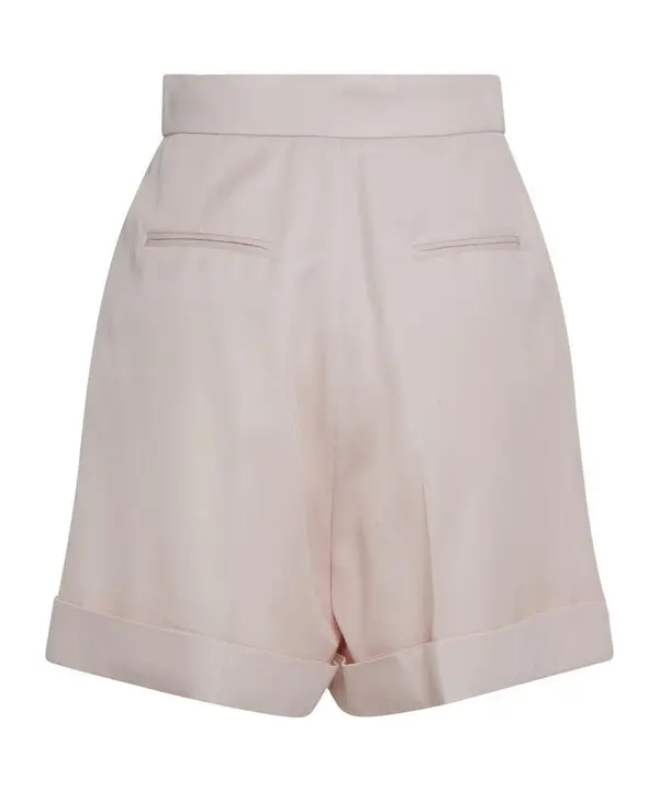 Alexander McQueen High-waisted Pleated Shorts