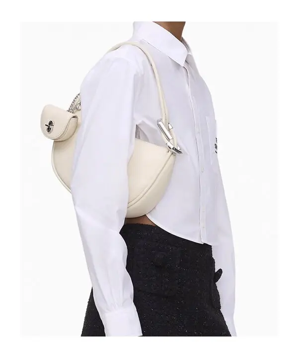 Marc Jacobs Dual Hobo Shoulder Bag - Clouds White