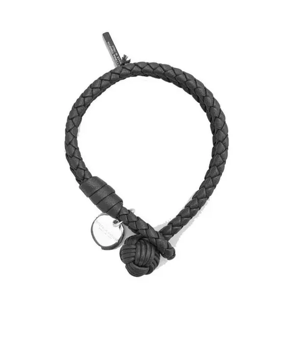 Bottega Veneta Intrecciato Nappa Bracelet - Black