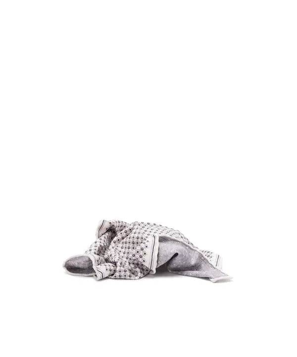 Brunello Cucinelli Geometric Pattern Pocket Square Scarf