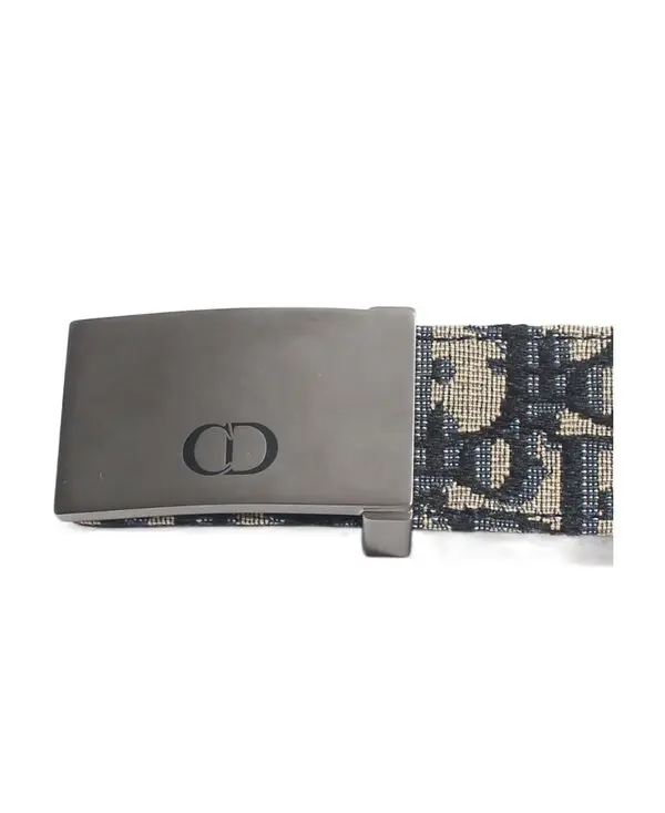 Dior Logo Buckle Belt - Black