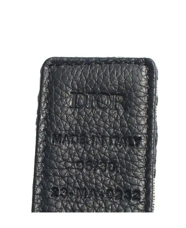 Dior Logo Buckle Belt - Black