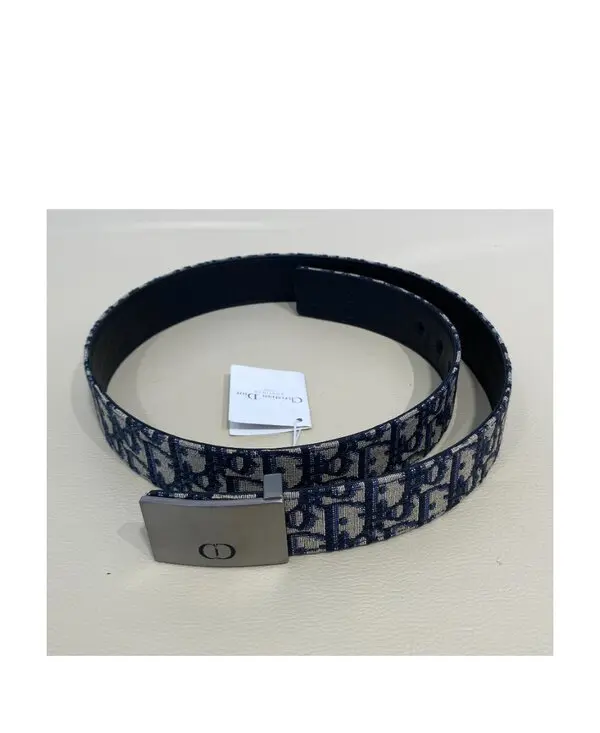 Dior Logo Buckle Belt - Black