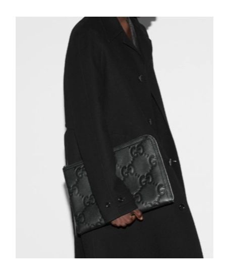 Gucci Jumbo Gg Zipped Pouch