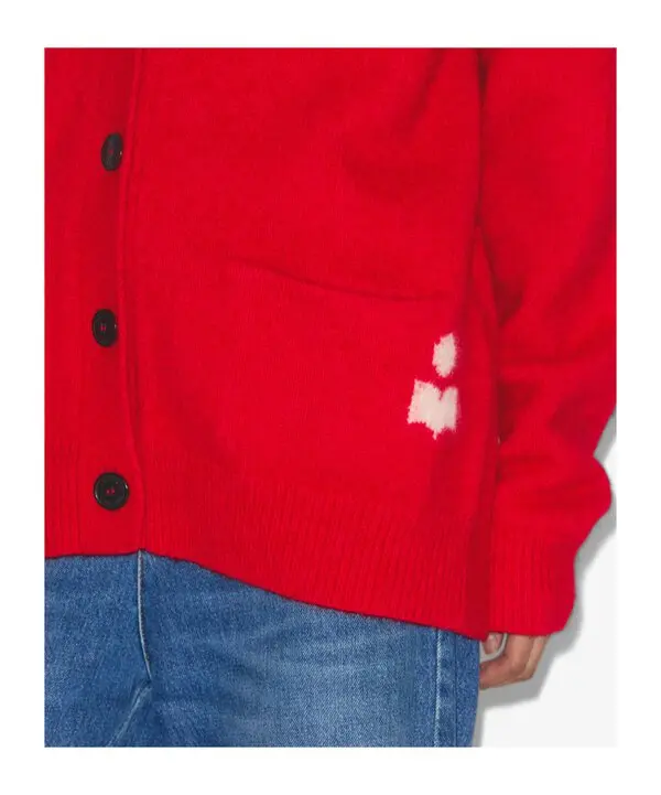 Isabel Marant Étoile Deborah Cardigan - Red