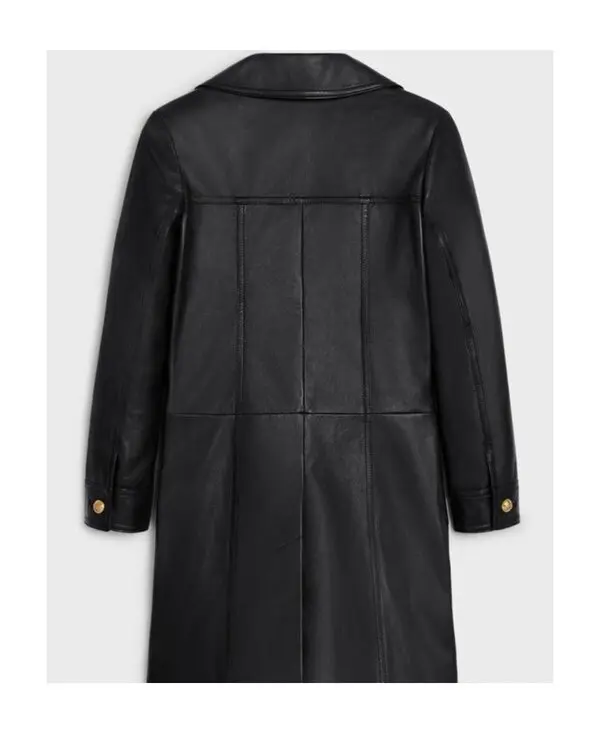 Celine Neo Coat In Soft Lambskin