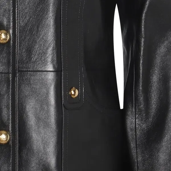 Celine Neo Coat In Soft Lambskin