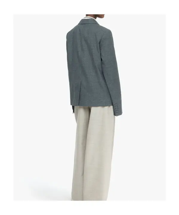 J.W.ANDERSON Double-breasted Wool Blazer - Black