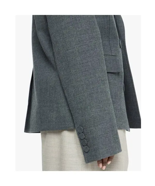 J.W.ANDERSON Double-breasted Wool Blazer - Black