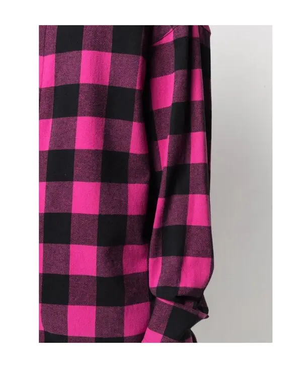 Palm Angels Check-print Logo Shirt