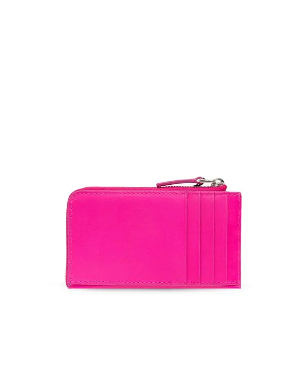 Marc Jacobs Logo-plaque Leather Wallet - Pink