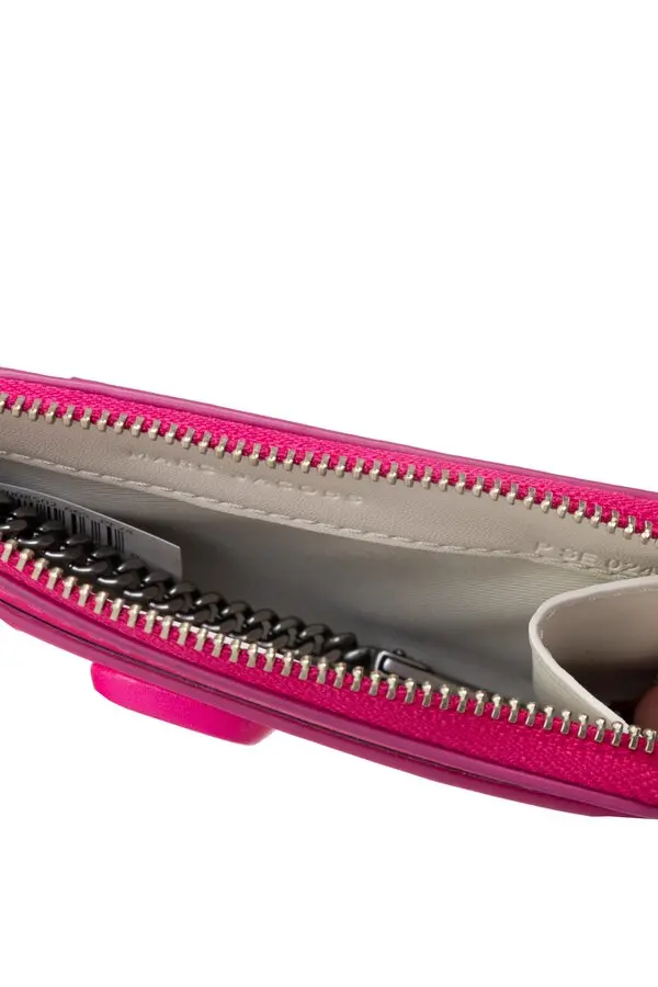 Marc Jacobs Logo-plaque Leather Wallet - Pink