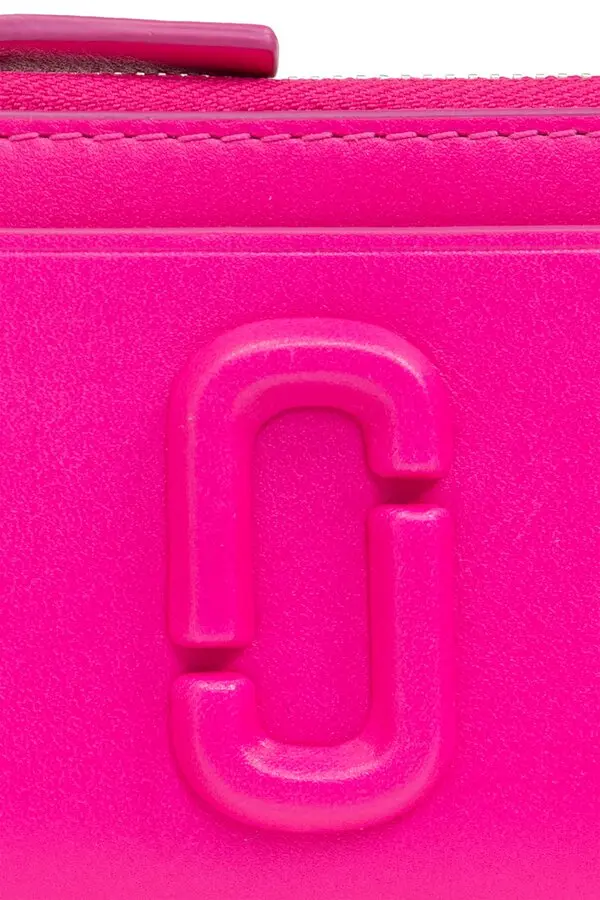 Marc Jacobs Logo-plaque Leather Wallet - Pink
