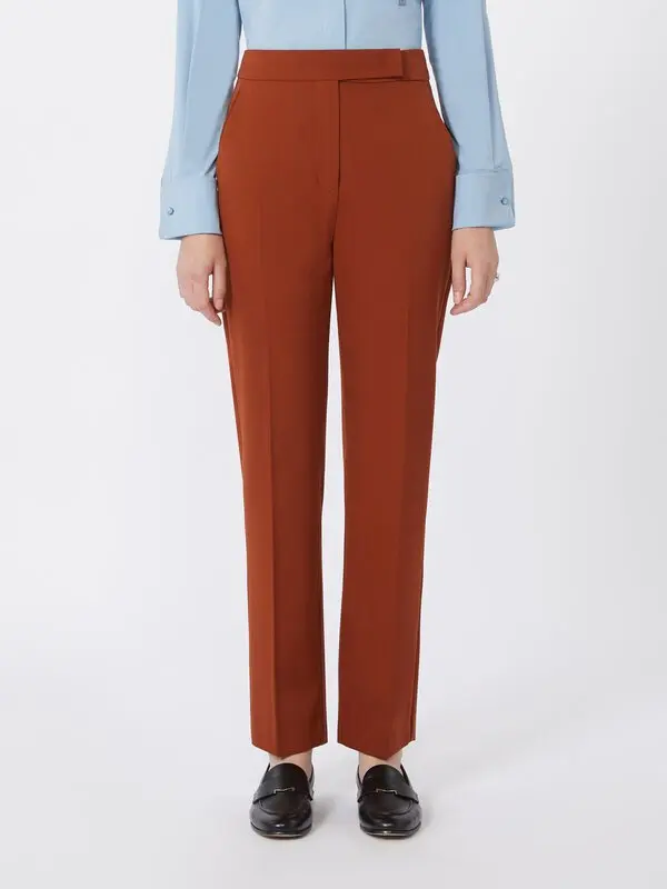 Max Mara Wool Slim Fit Tailored Trousers