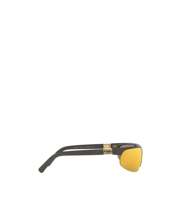 Miu Miu Oval Frame Sunglasses - Khaki