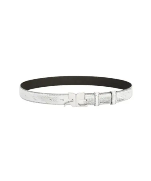 COURREGES Metallic Effect Buckle Belt