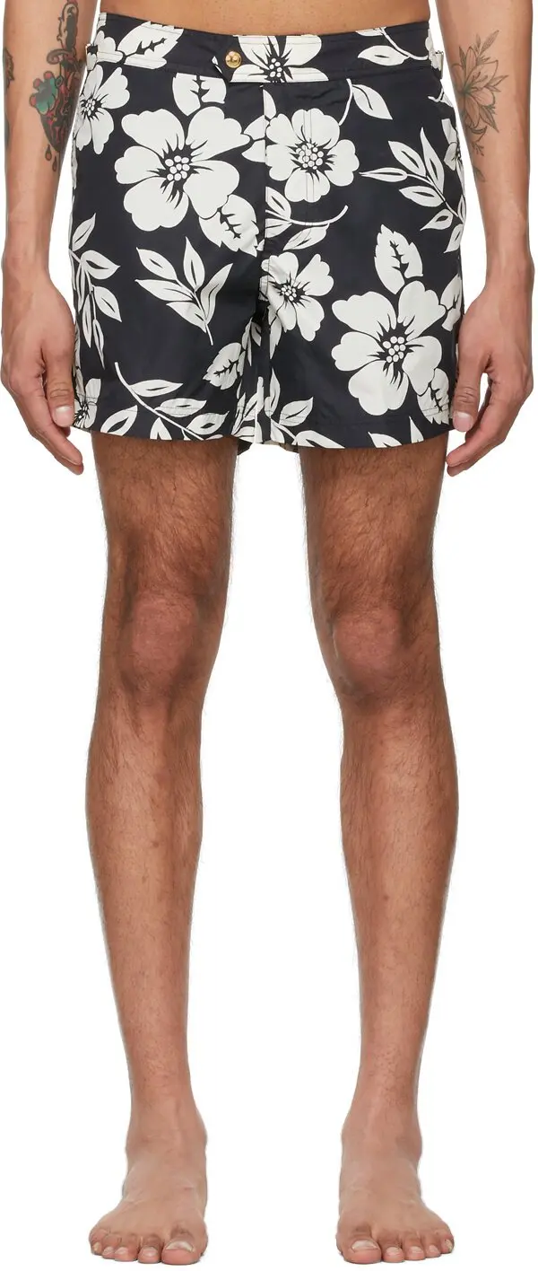 TOM FORD Floral Print Swim Shorts