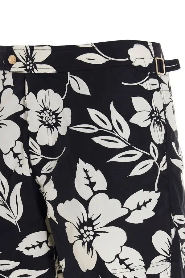 TOM FORD Floral Print Swim Shorts
