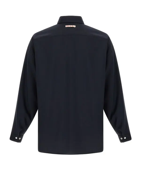 Marni Tropical Collared Long-sleeve Shirt