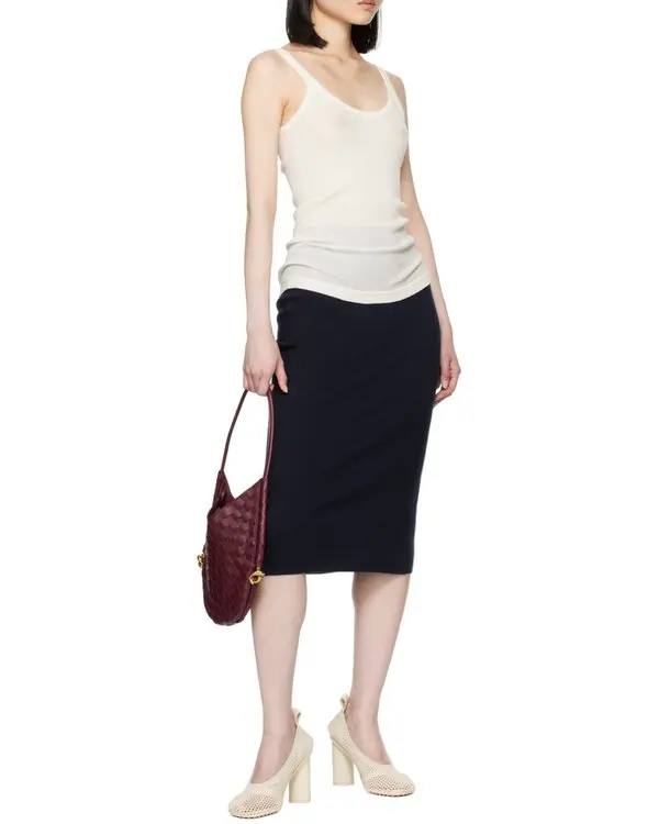 Bottega Veneta High-rise Midi Skirt