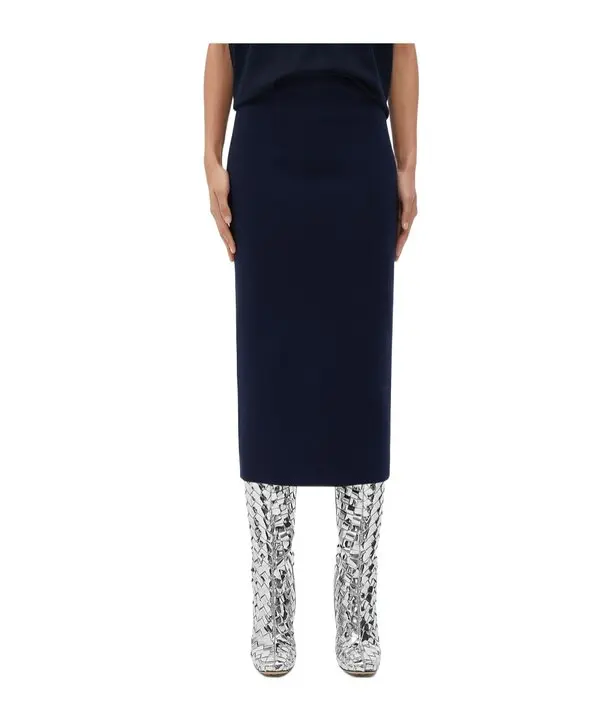 Bottega Veneta High-rise Midi Skirt